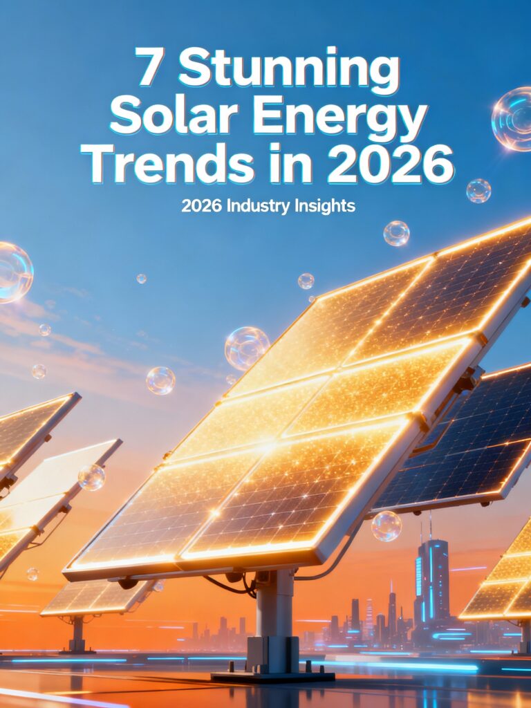 7 stunning Solar Energy Trends in 2026 : homeowner must know